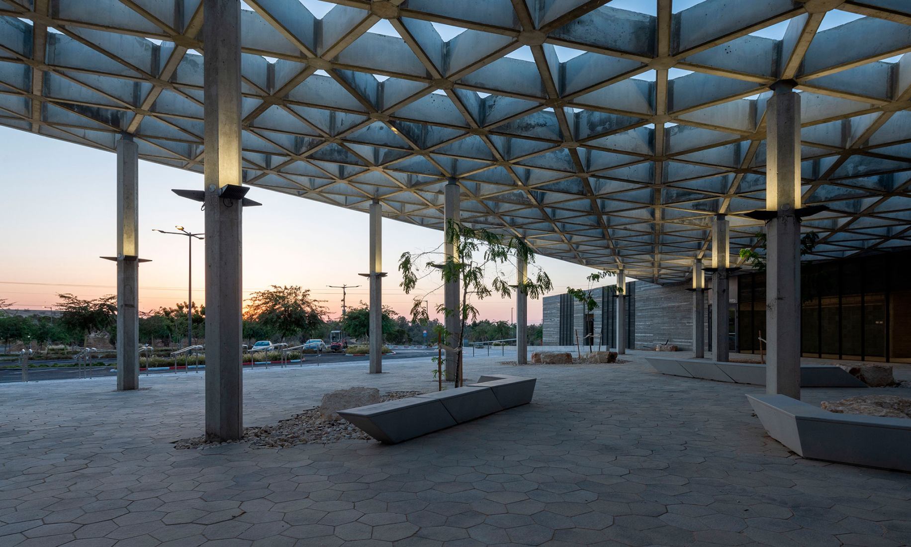 Brutalist roof close to tradition. Midbarium by Asaf Lerman | The ...
