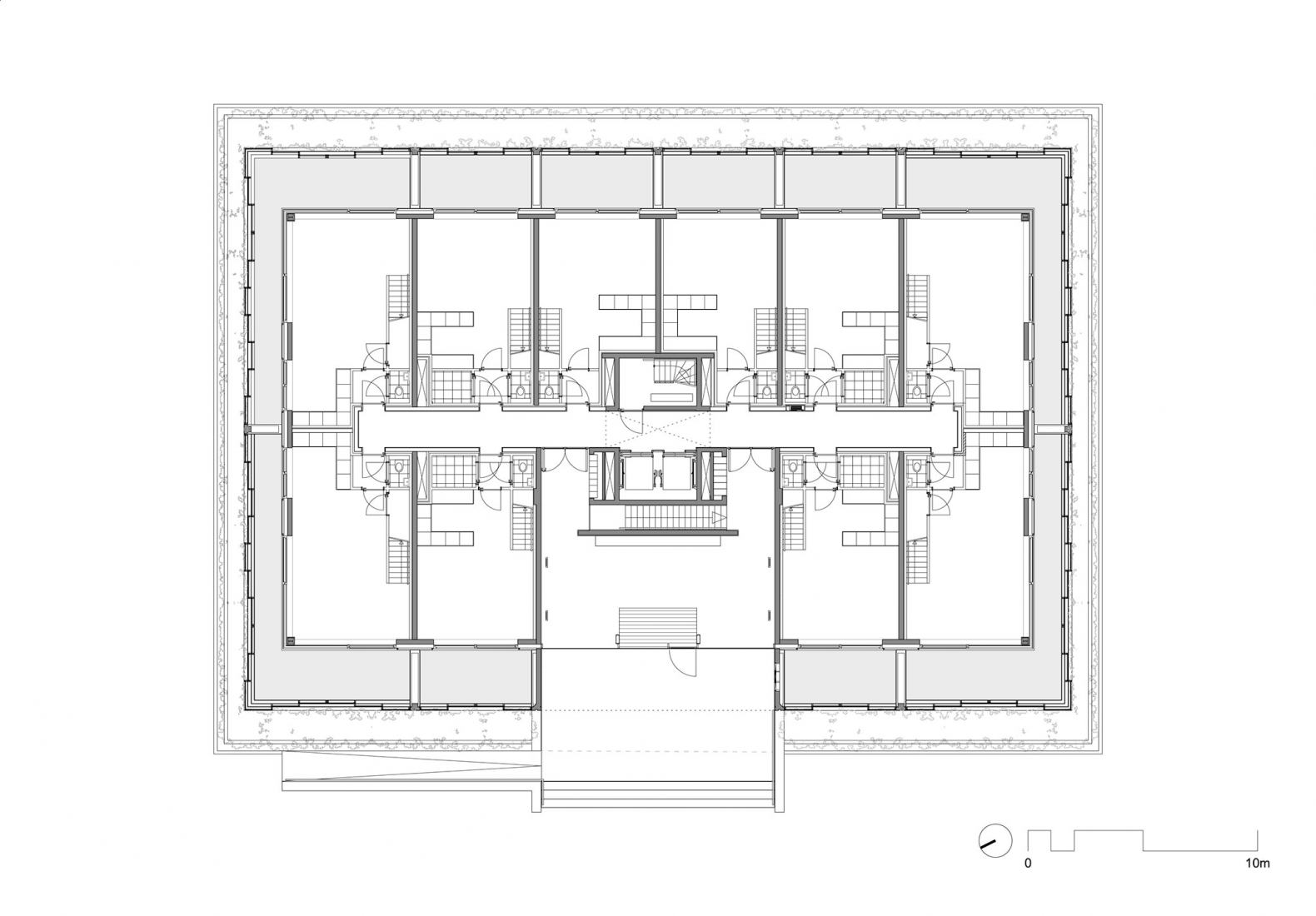 Turning a closed building into a meeting place. Refuga Parkvilla by ...