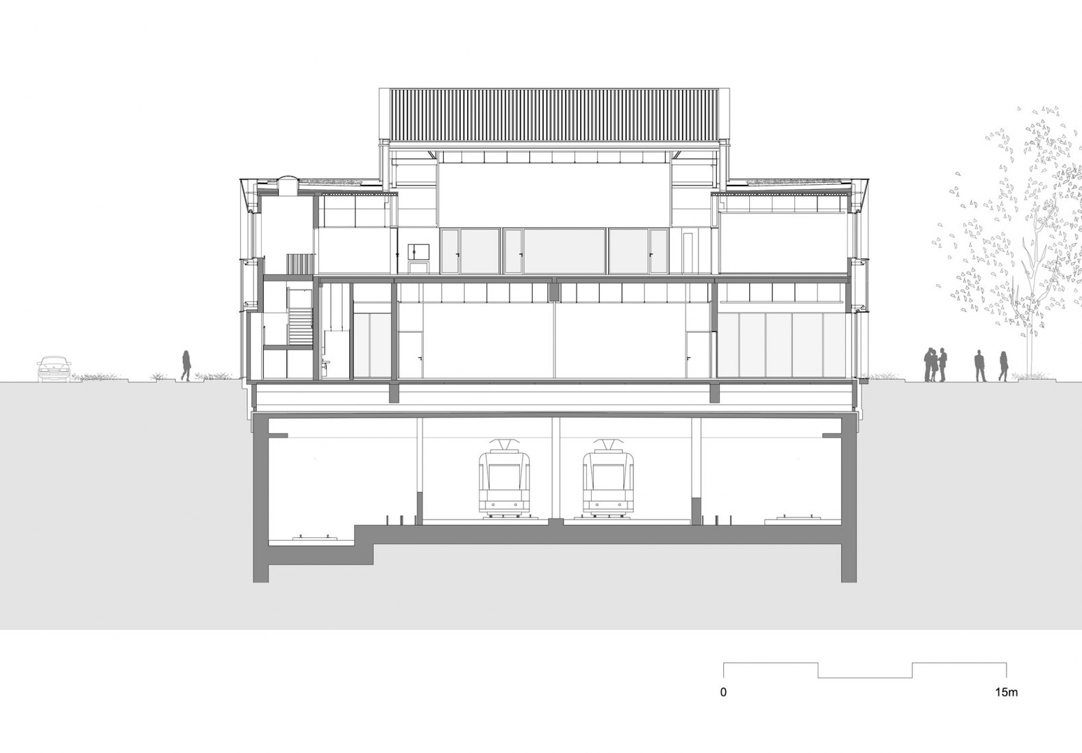 School for Belgian railway infrastructure. Infrabel Academy by Atelier ...