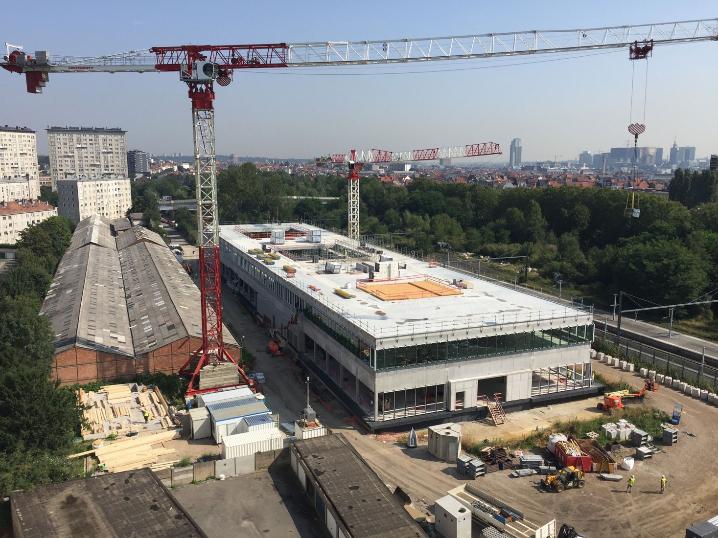 School for Belgian railway infrastructure. Infrabel Academy by Atelier ...