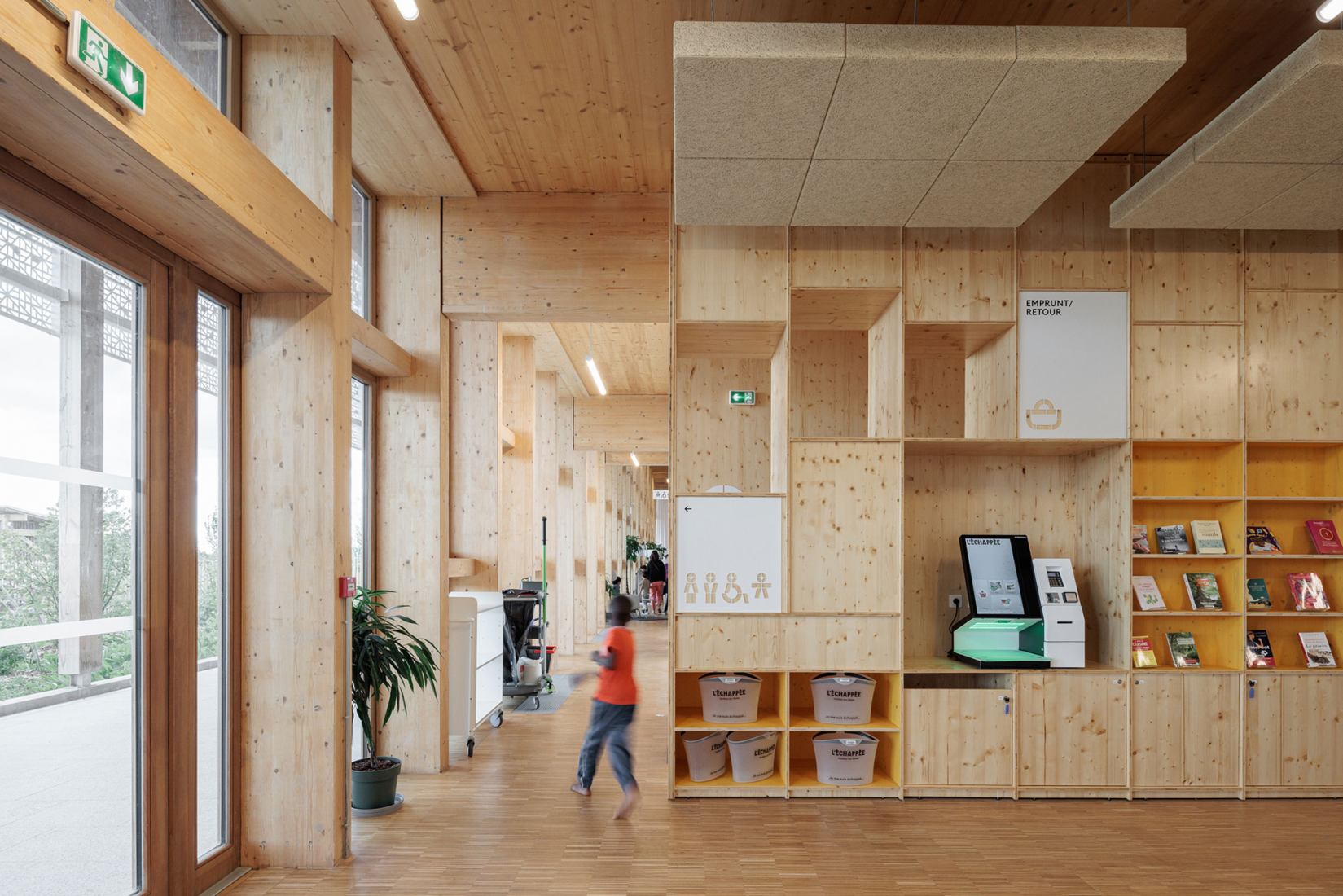 Integrating into the landscape. Game and Media Library L’échappée by ...