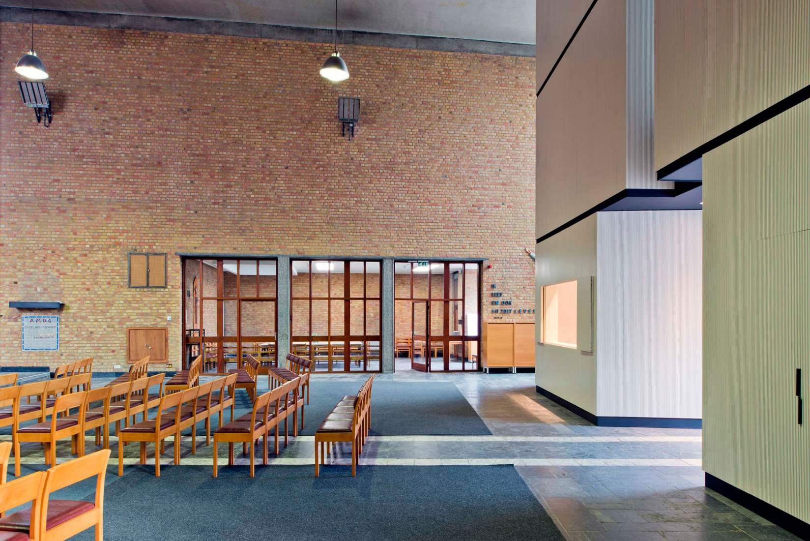 Dialogue and conversion into a place of worship. Blaisant church by B ...