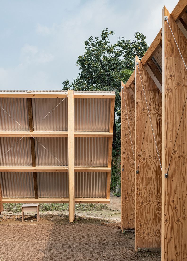 Un vacío dentro de otro. La habitación al aire libre por Frank Barkow y ...