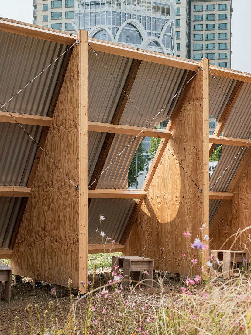 Un vacío dentro de otro. La habitación al aire libre por Frank Barkow y ...