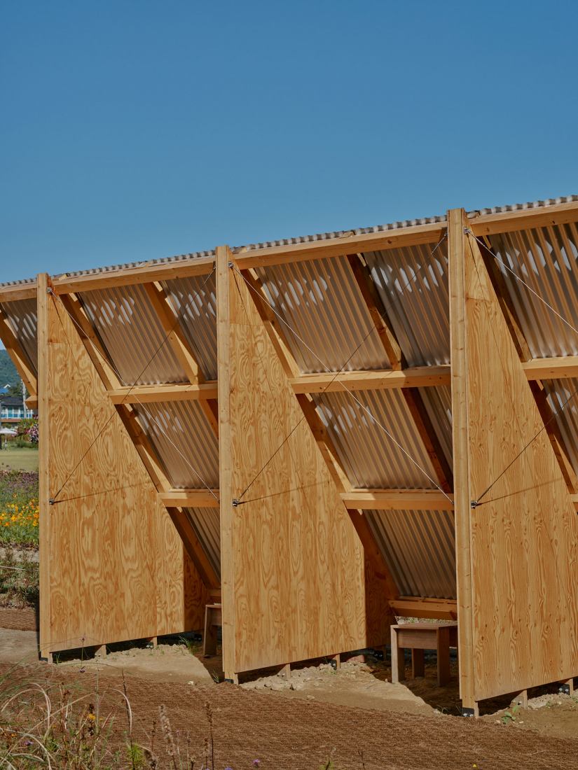 Un vacío dentro de otro. La habitación al aire libre por Frank Barkow y ...