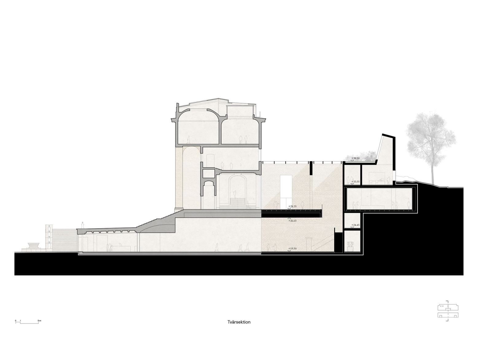 An intervention with a historical character. Gothenburg Art Museum by ...