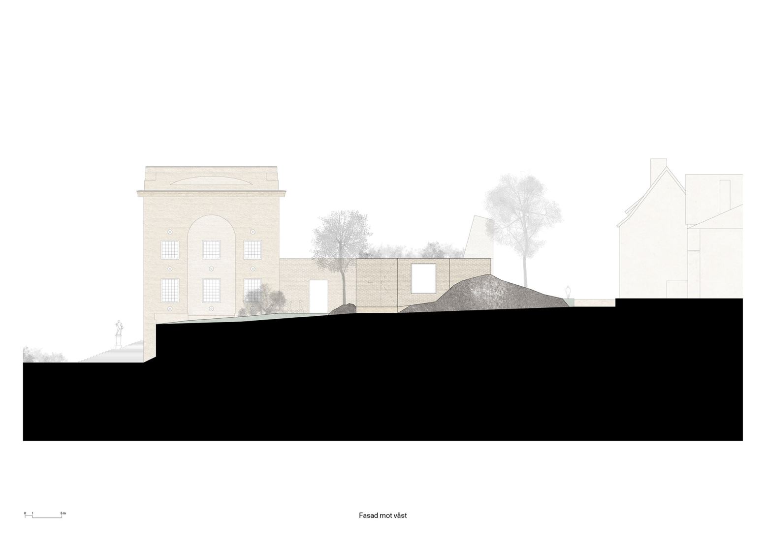 An intervention with a historical character. Gothenburg Art Museum by ...