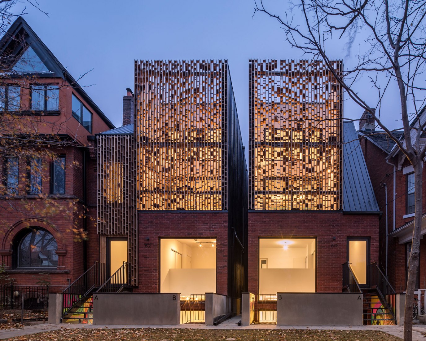 Similar but not twins, Double Duplex by Batay-Csorba Architects | The ...