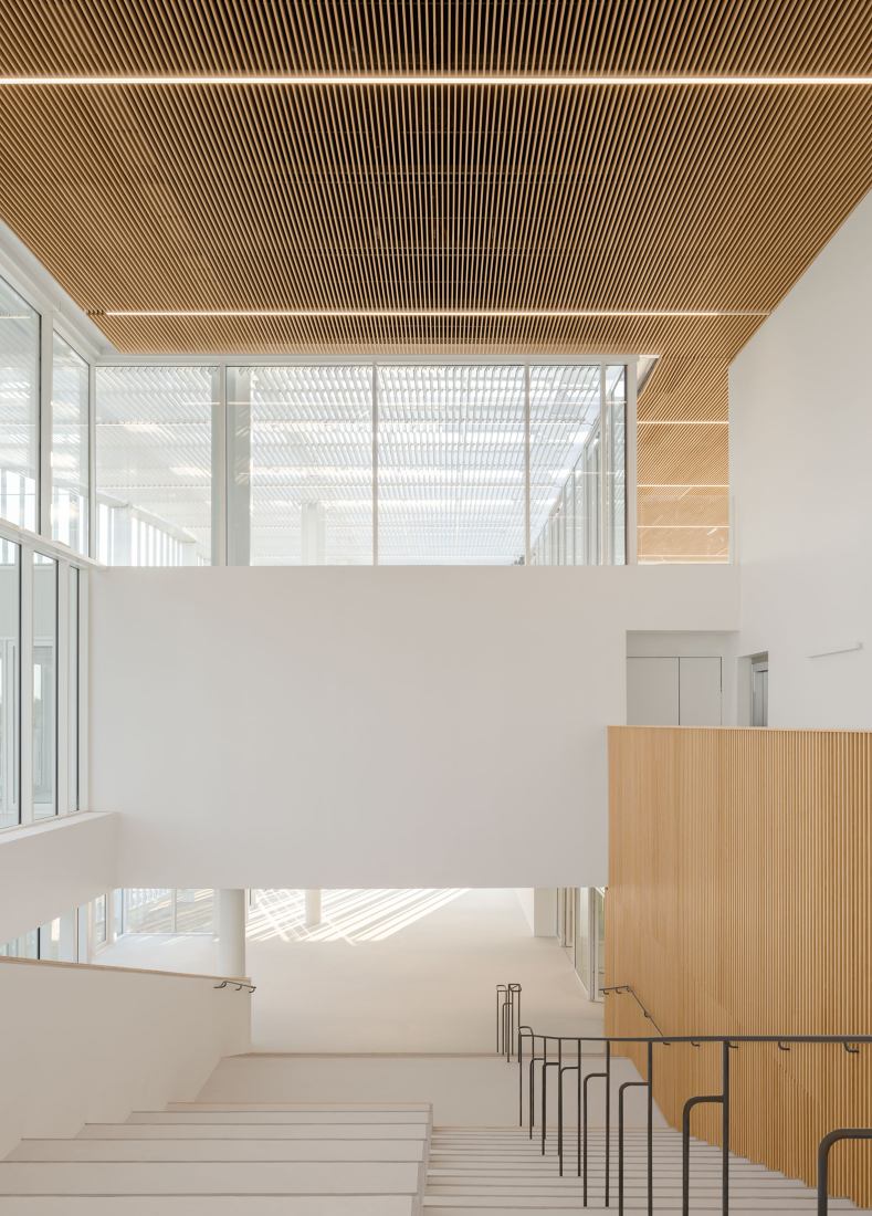 A journey of permeable spaces. LUMEN University of Saclay by Beaudouin ...
