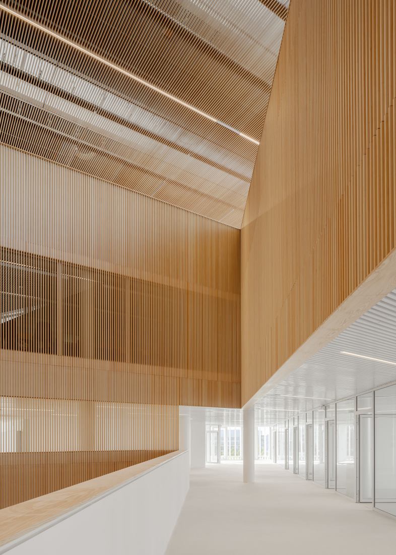 A journey of permeable spaces. LUMEN University of Saclay by Beaudouin ...