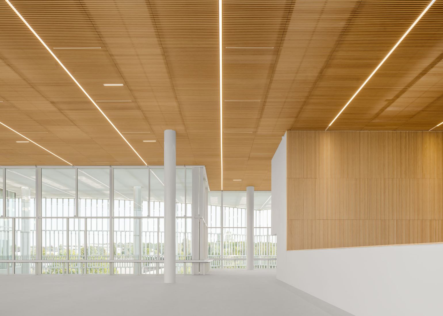 A journey of permeable spaces. LUMEN University of Saclay by Beaudouin ...