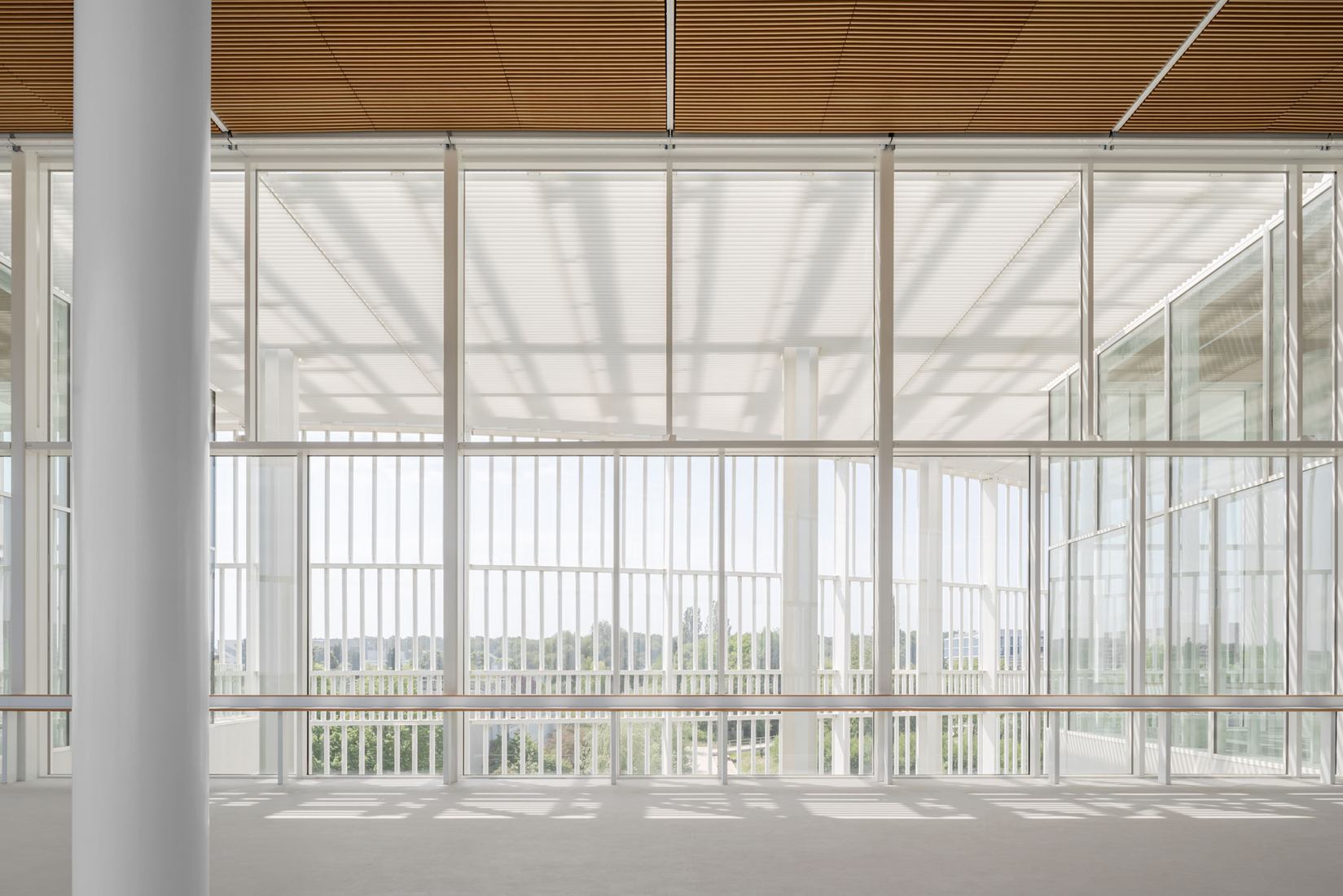 A journey of permeable spaces. LUMEN University of Saclay by Beaudouin ...