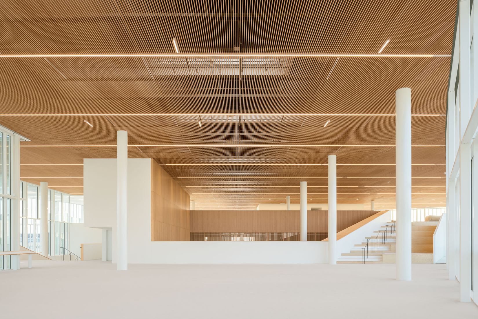 A journey of permeable spaces. LUMEN University of Saclay by Beaudouin ...