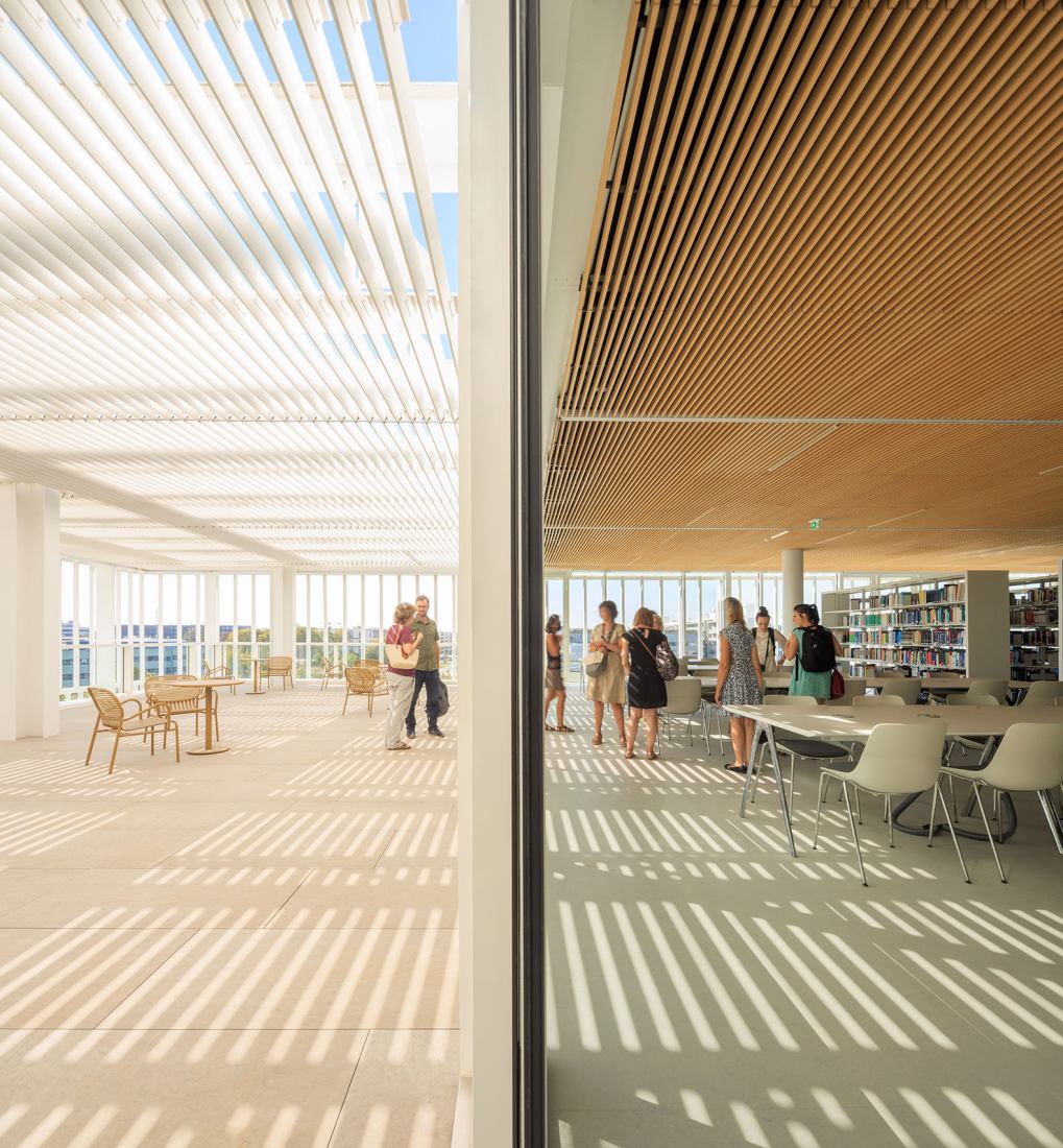 A journey of permeable spaces. LUMEN University of Saclay by Beaudouin ...