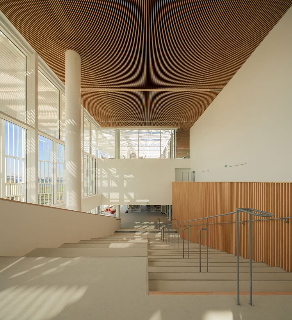 A journey of permeable spaces. LUMEN University of Saclay by Beaudouin ...