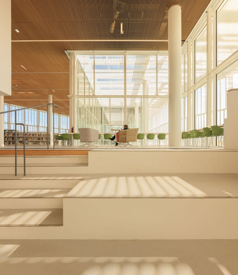 A journey of permeable spaces. LUMEN University of Saclay by Beaudouin ...
