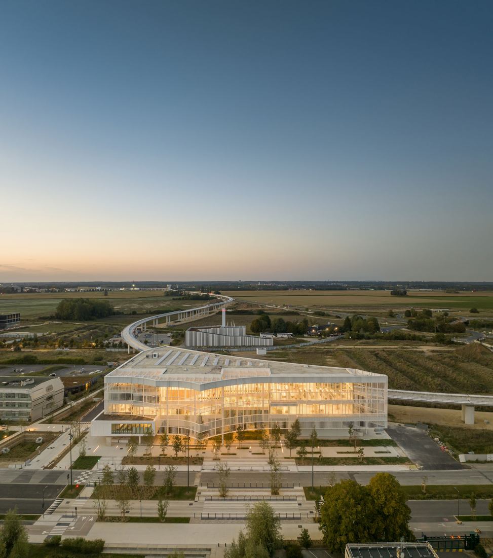 A journey of permeable spaces. LUMEN University of Saclay by Beaudouin ...