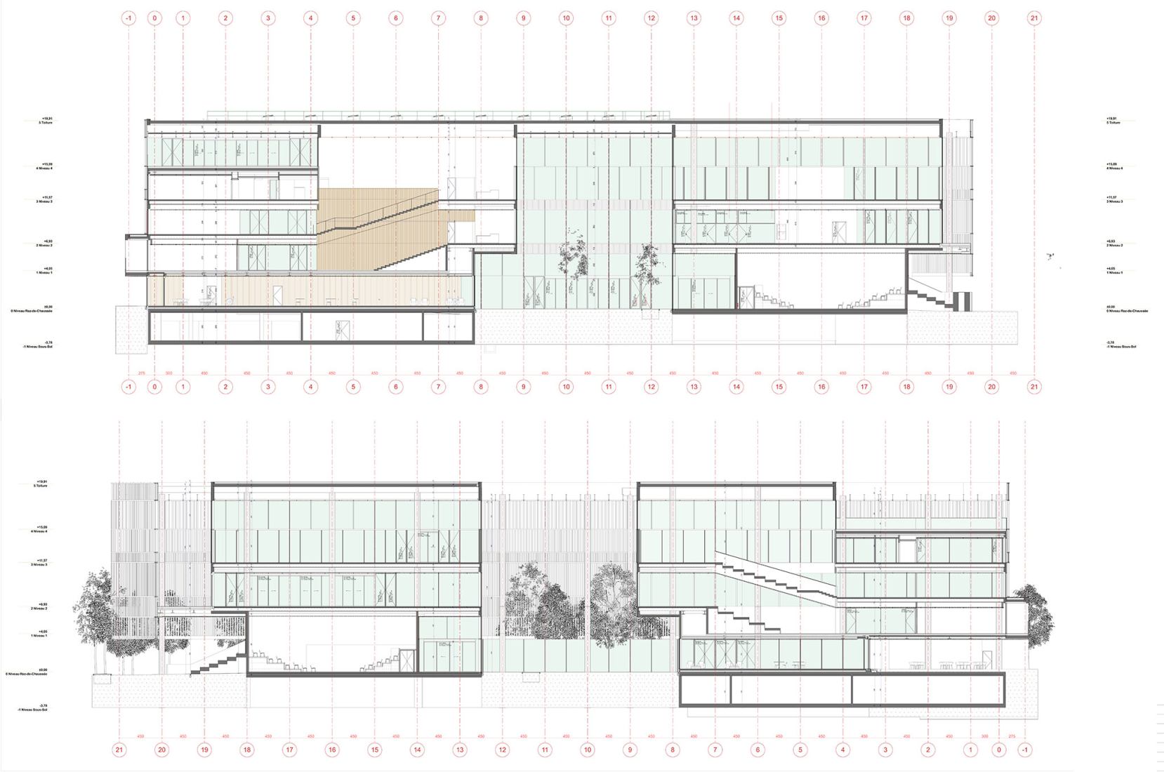 A journey of permeable spaces. LUMEN University of Saclay by Beaudouin ...