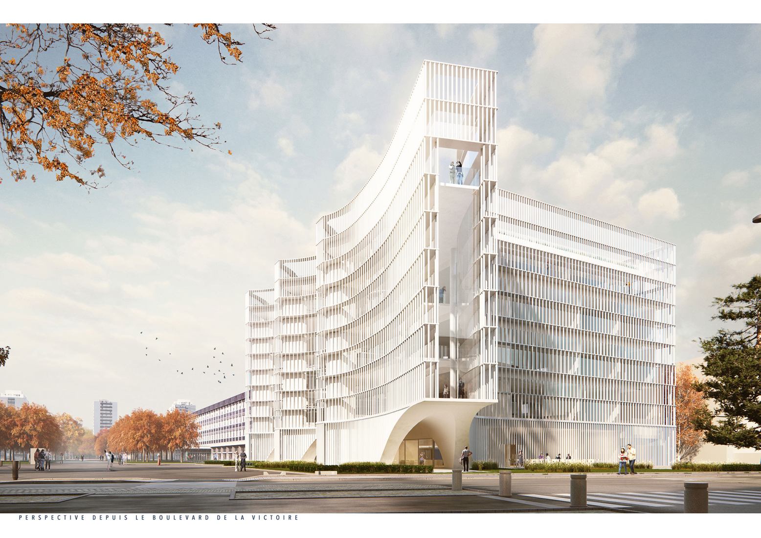 A journey of permeable spaces. LUMEN University of Saclay by Beaudouin ...