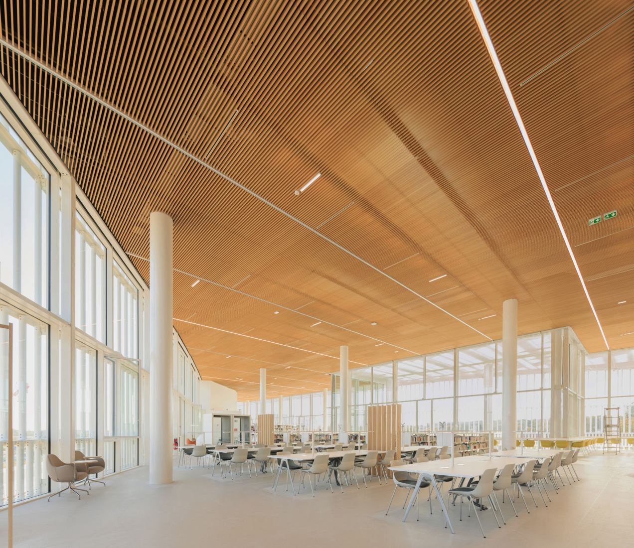 A journey of permeable spaces. LUMEN University of Saclay by Beaudouin ...