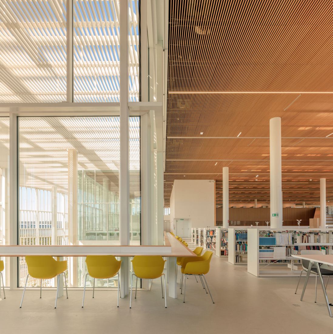 A journey of permeable spaces. LUMEN University of Saclay by Beaudouin ...