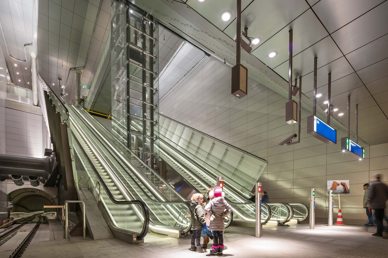 Seven new metro stations. City of Amsterdam North-South metro line by ...