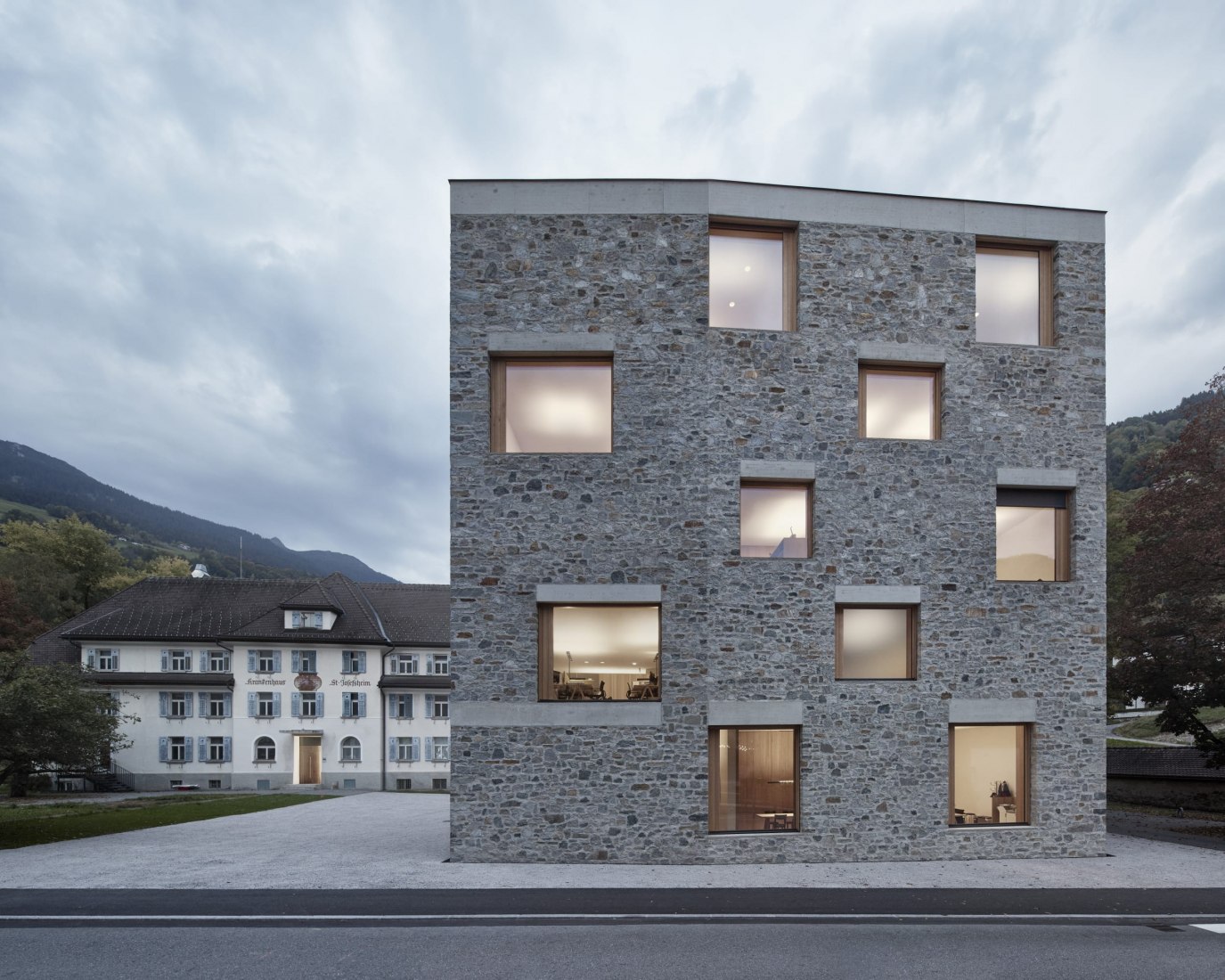 Alpine Sports Center by Bernardo Bader. Administrative building for the ...