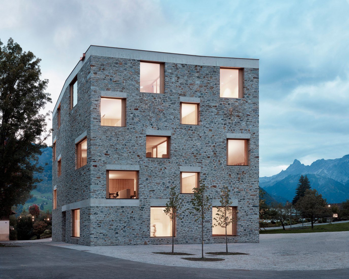 Alpine Sports Center by Bernardo Bader. Administrative building for the ...