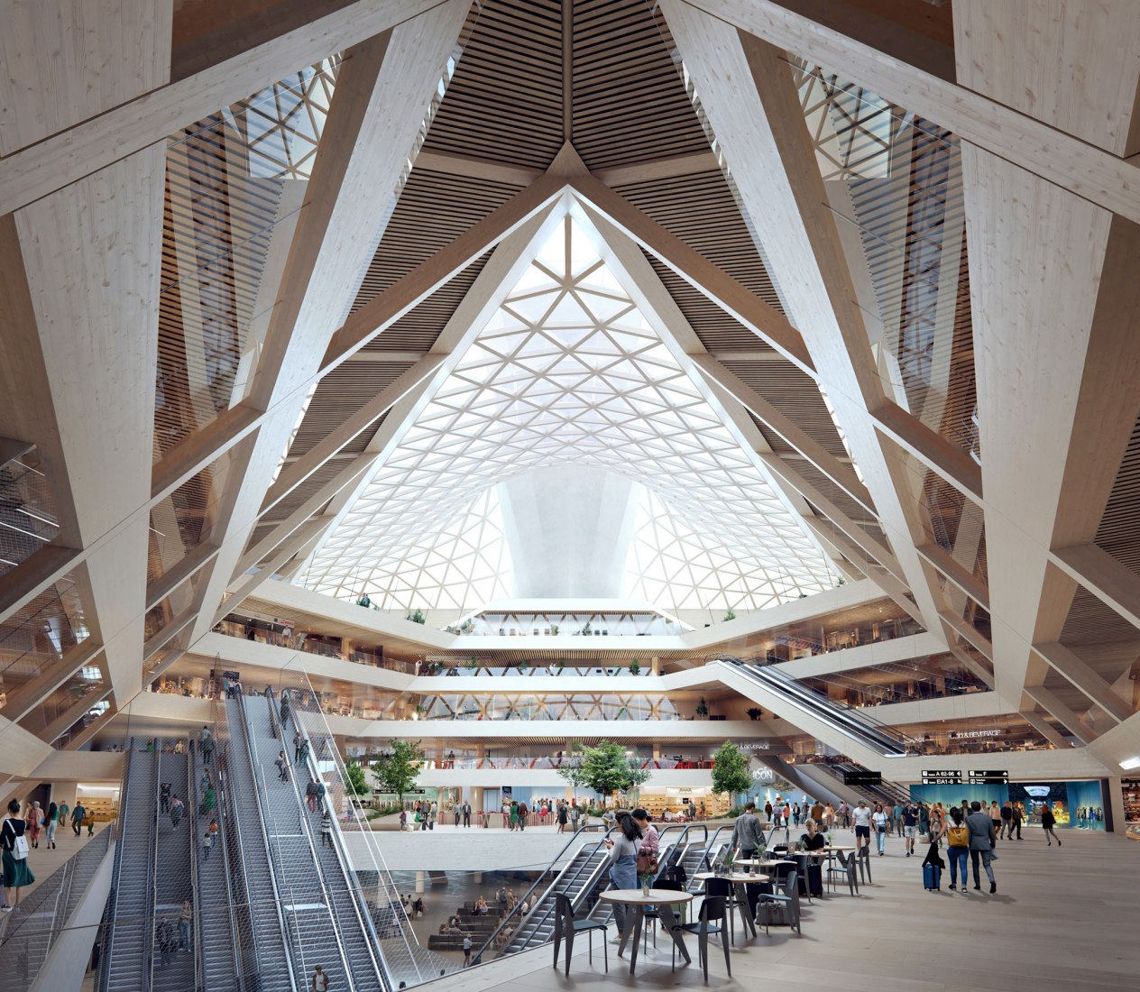 El equipo BIG+HOK gana el concurso del aeropuerto de Zúrich con una ...