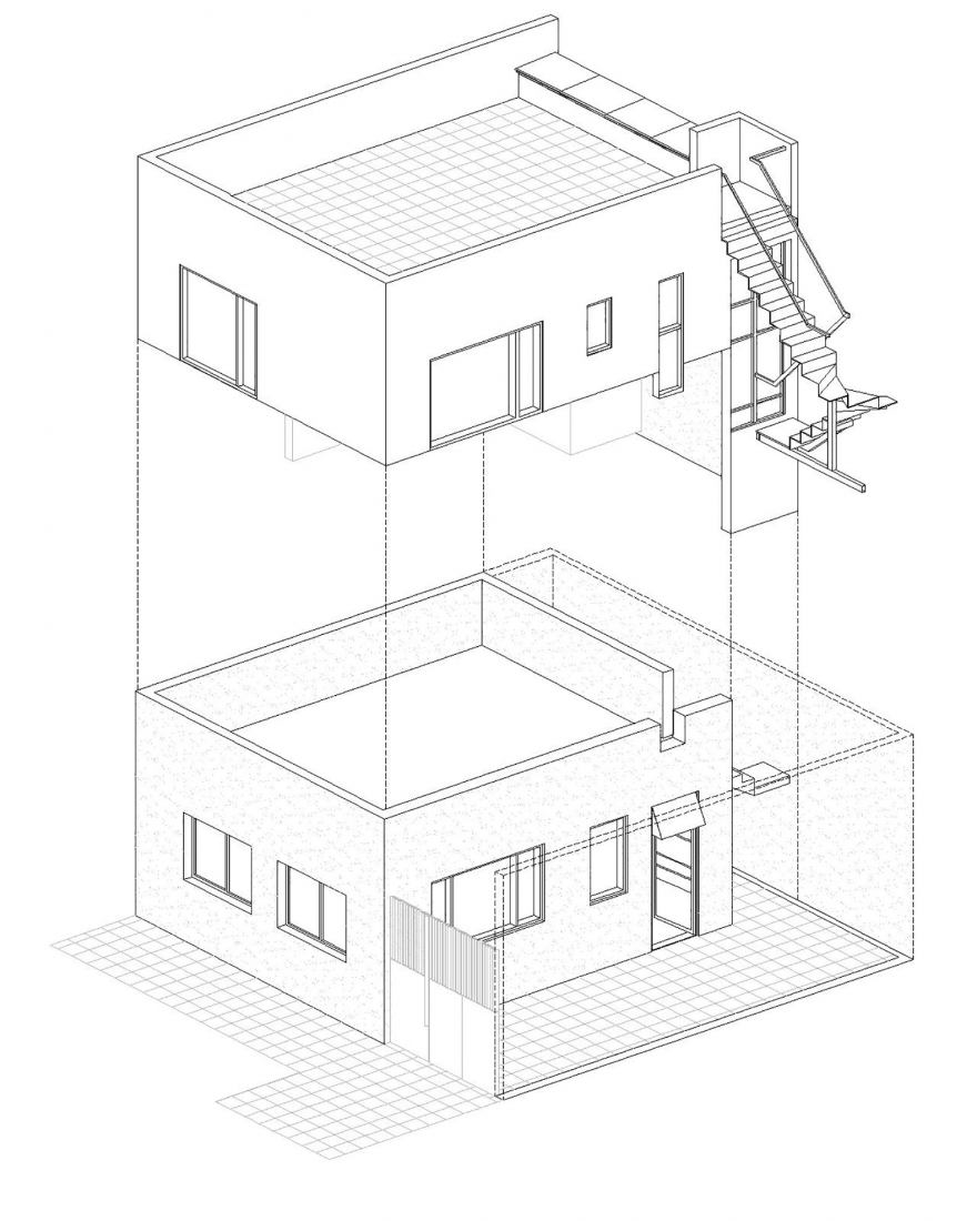 Renovation inspired by the main tree. Olive Tree House by Carlos A ...