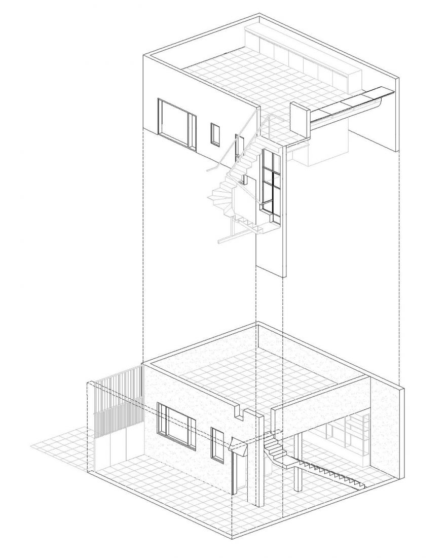 Renovation inspired by the main tree. Olive Tree House by Carlos A ...