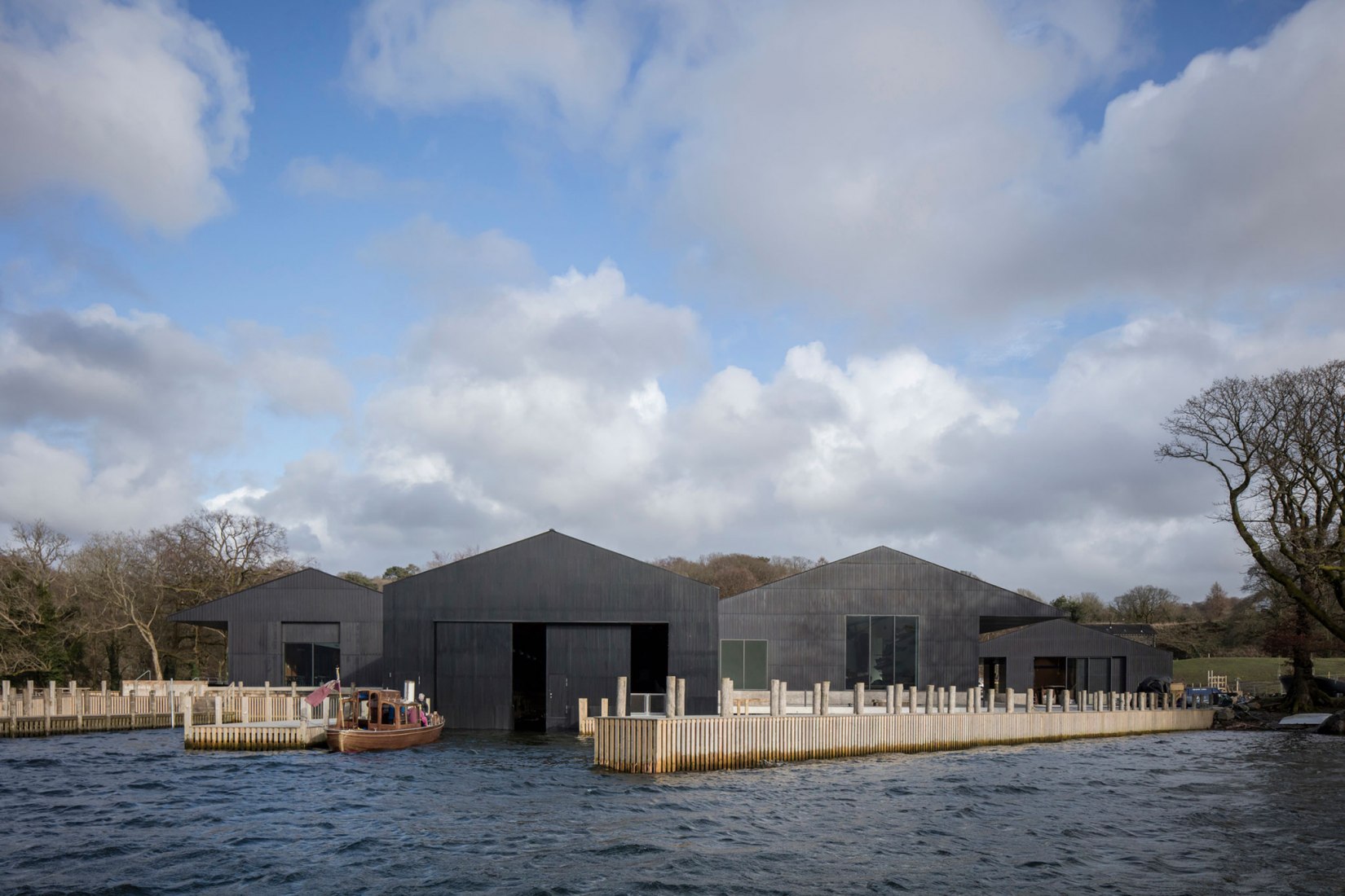 Granular ensemble of small buildings. Windermere Jetty boat museum by ...