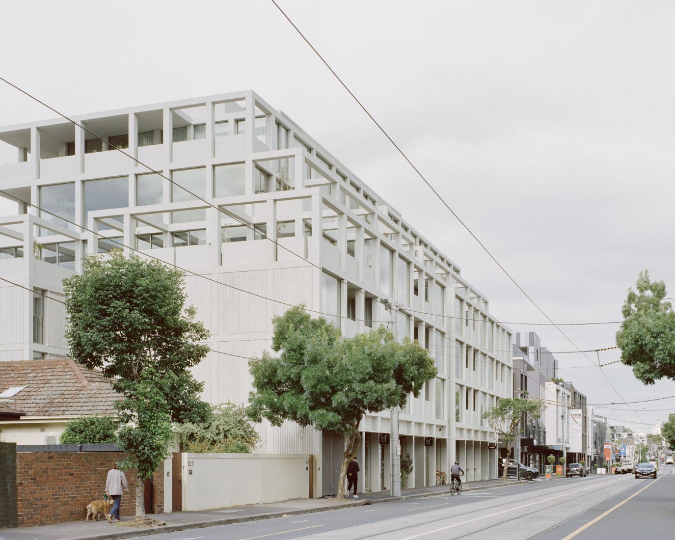 A distinctive grid pattern. 835 High Street by Carr architects | The ...