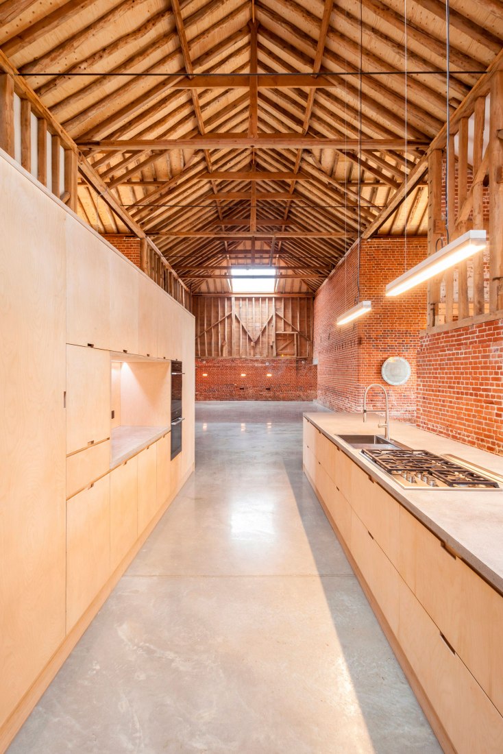 An old brick barn transforms into contemporary home by David Nossiter ...