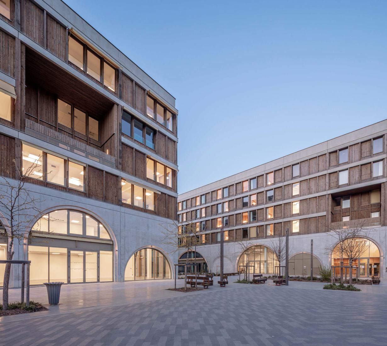 A living, social and economic space. Laherrère center by CoBe ...