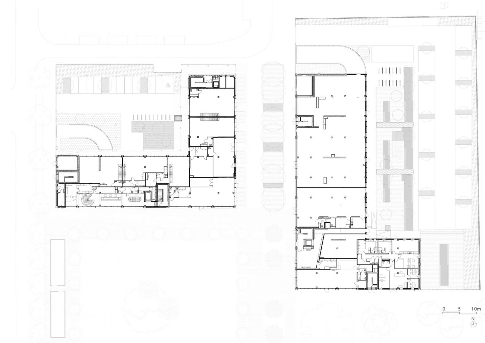 A living, social and economic space. Laherrère center by CoBe ...