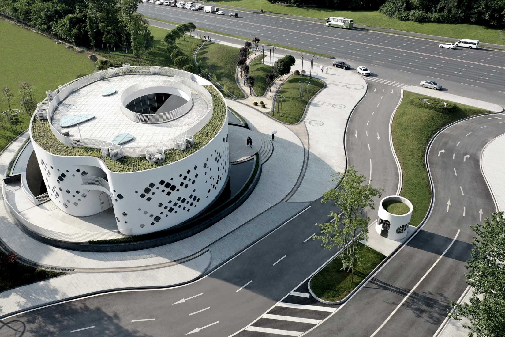 Nature as a representation of architecture. Longquan Well-Chengdu ...