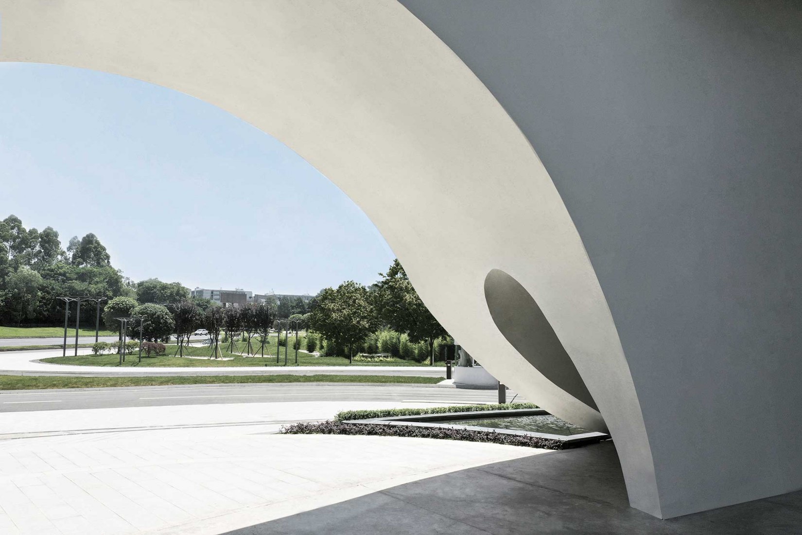 Nature as a representation of architecture. Longquan Well-Chengdu ...