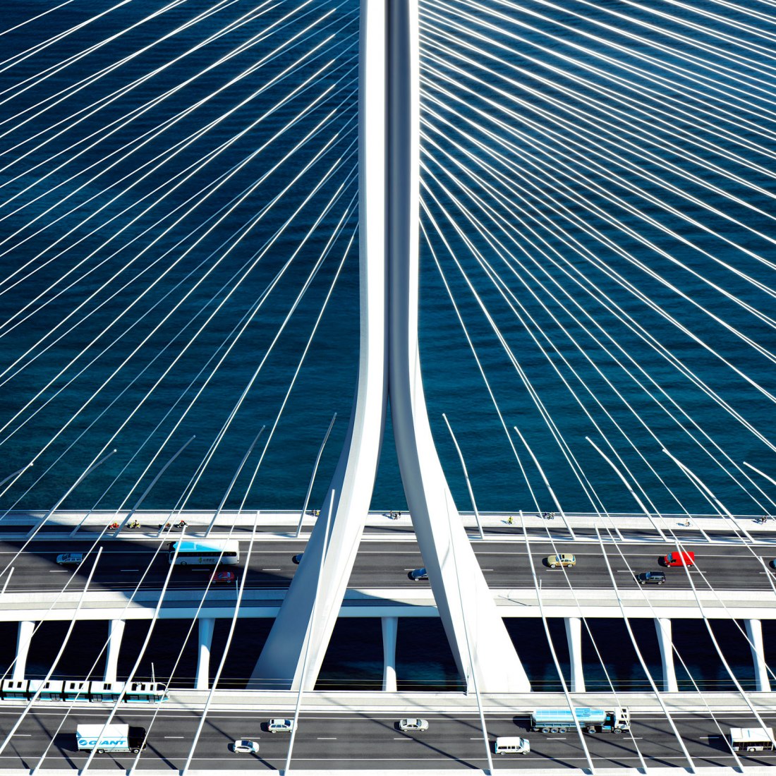 Zaha Hadid-designed Danjiang Bridge, world's longest asymmetric cable ...