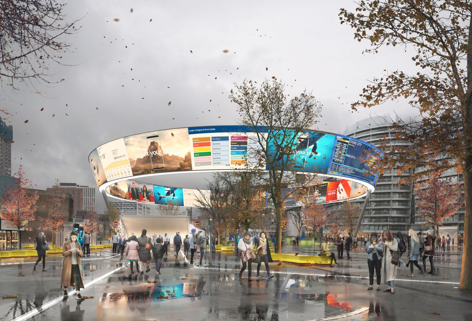 “Iconic gateway” and Public Space in Old Street, top four design ideas ...