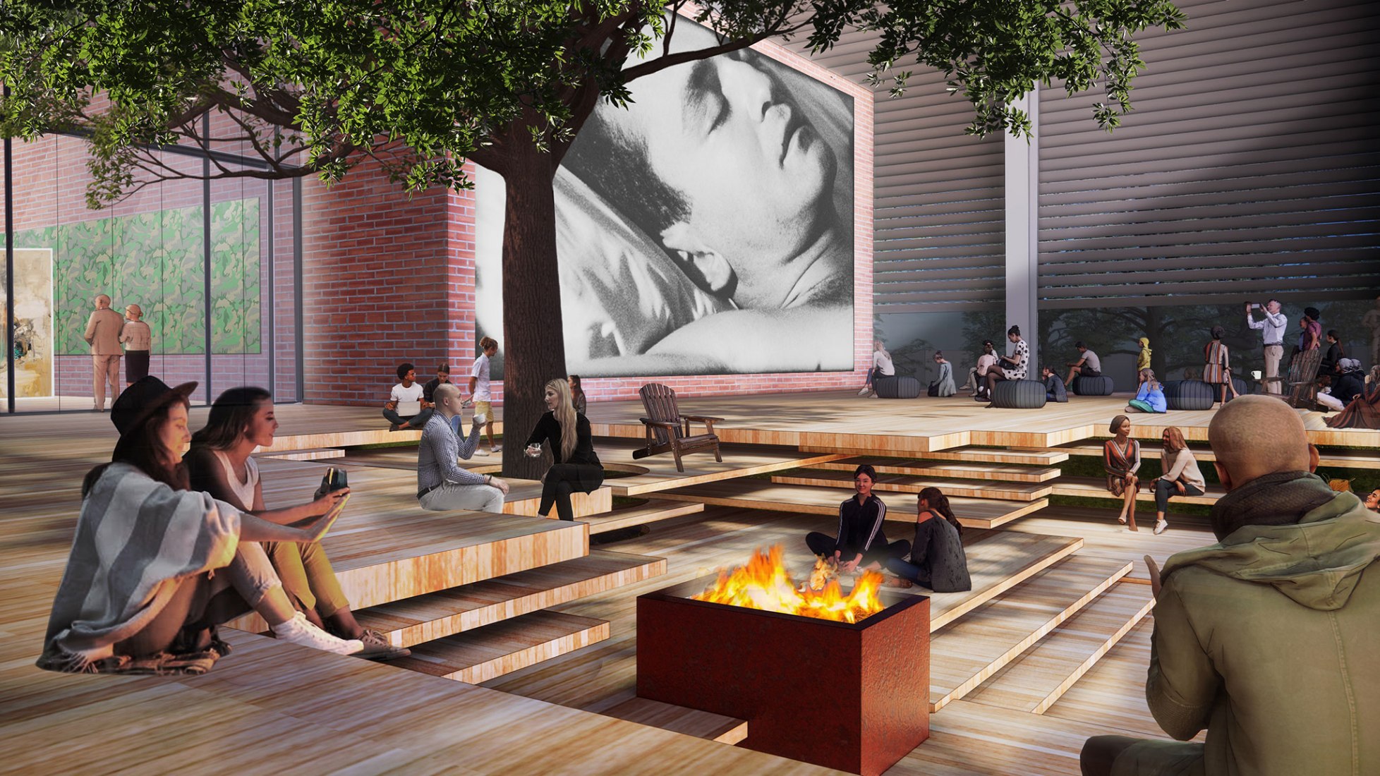 A structure that evolves at the same time as the arts. Sarofim Hall by ...