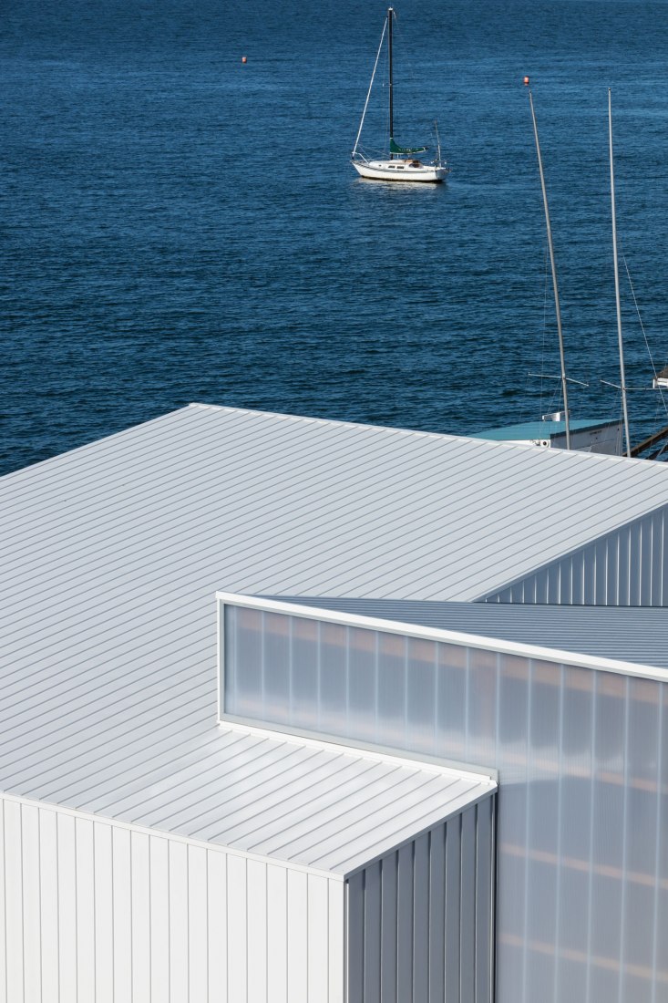 New facilities of the Royal Vancouver Yacht Club. Dock Building by ...