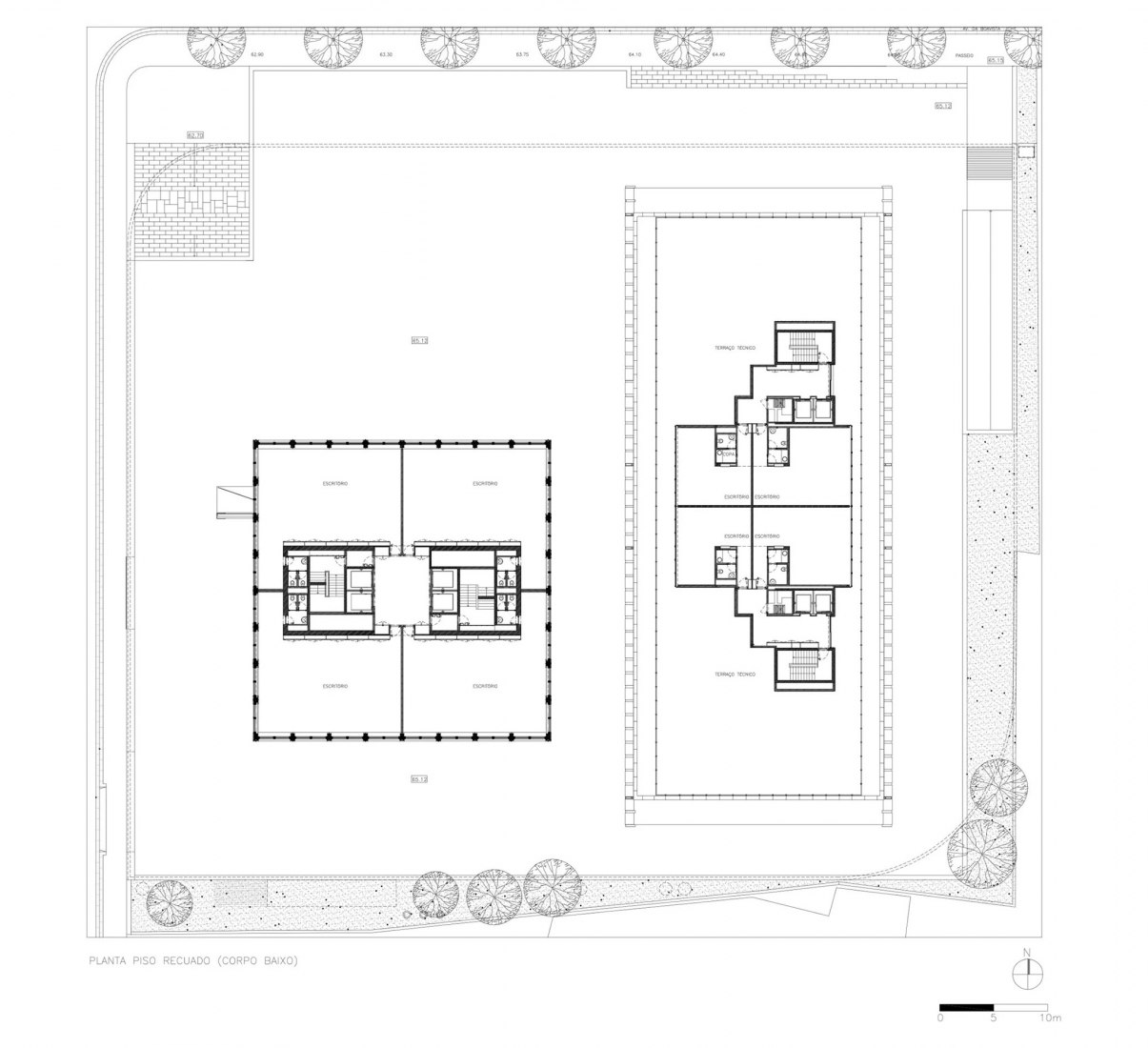 Abstracción Miesiana. Torre Burgo por Eduardo Souto de Moura | Sobre ...