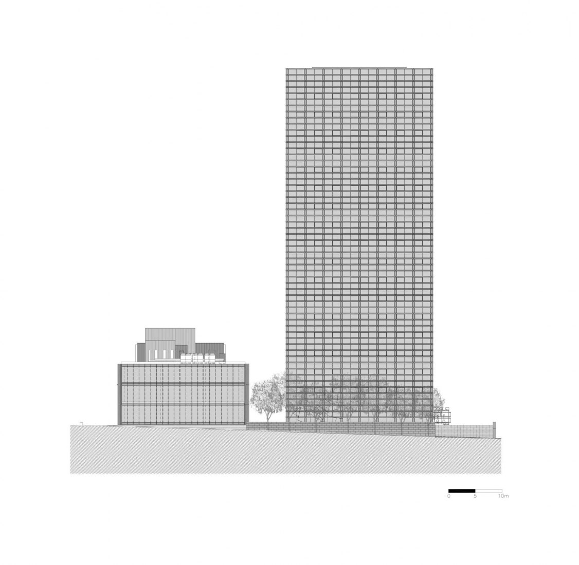 Abstracción Miesiana. Torre Burgo por Eduardo Souto de Moura | Sobre ...