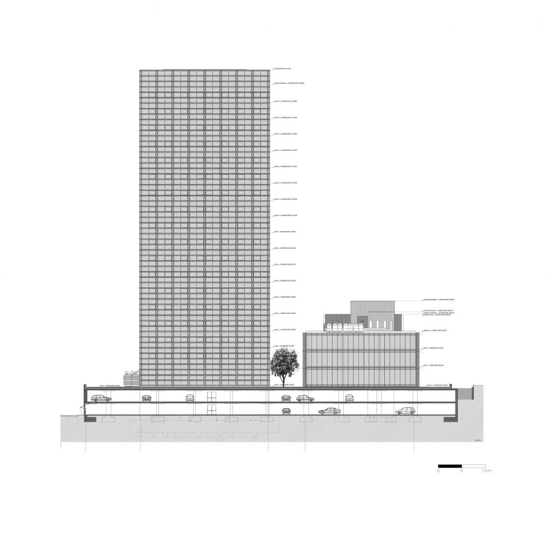 Abstracción Miesiana. Torre Burgo por Eduardo Souto de Moura | Sobre ...
