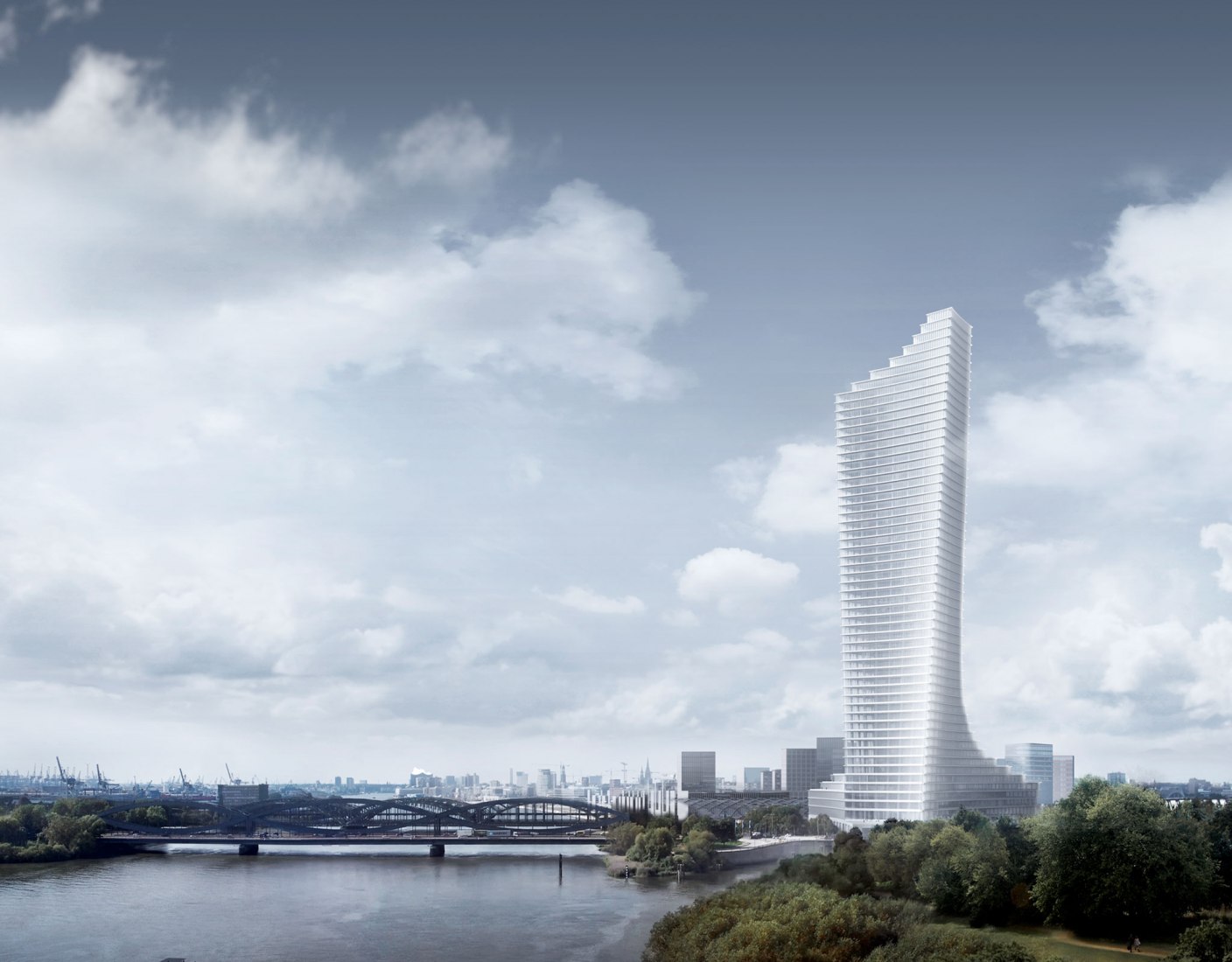 David Chipperfield wins Elbtower competition in Hamburg | The Strength ...