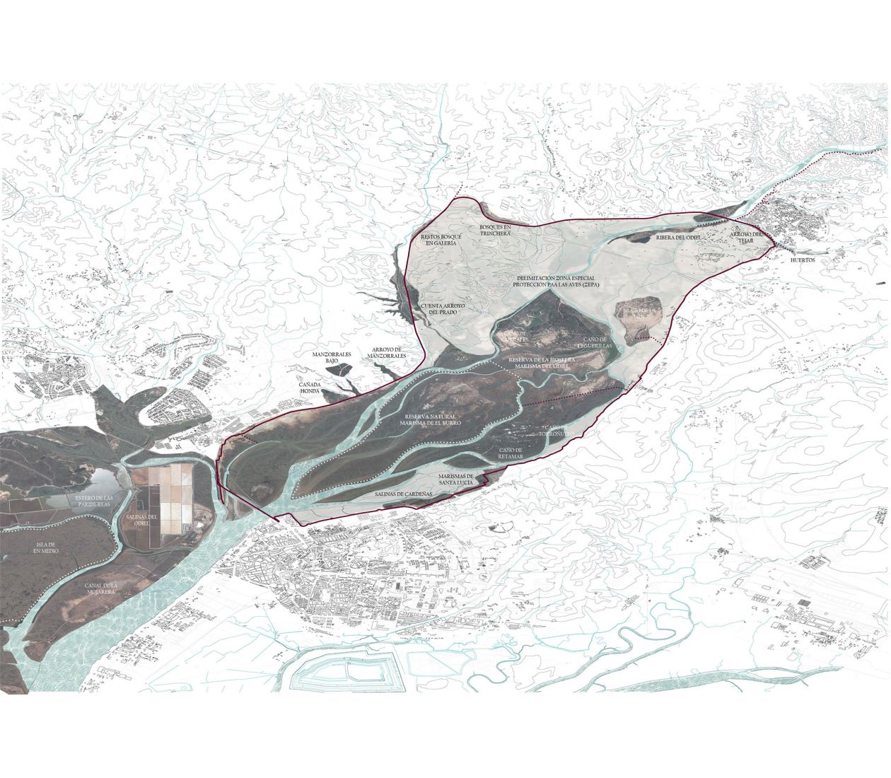 Wrapping the marsh: Landscape itinerary around the northern Odiel ...