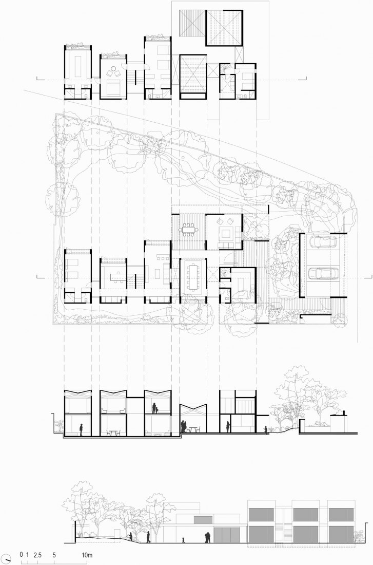 Spatial unities and the open space. CMR house by Estudio MMX | The ...