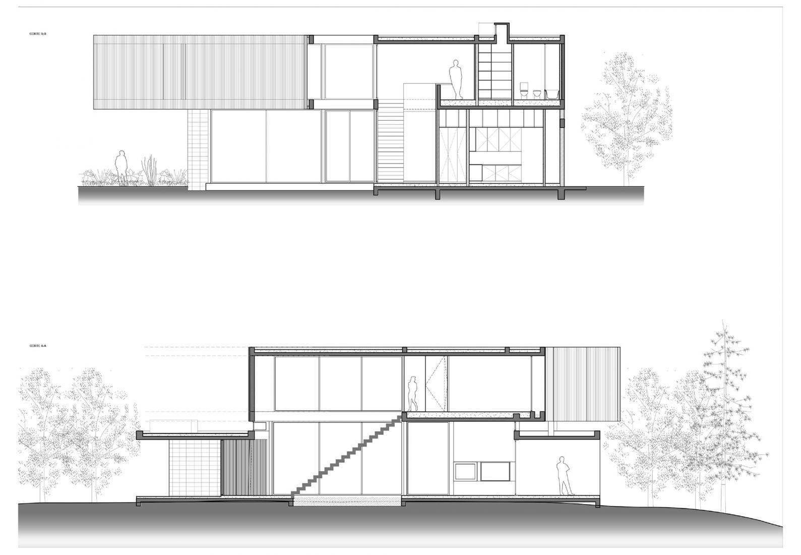 Floating volume. Orbit House by Estudio PK | The Strength of ...