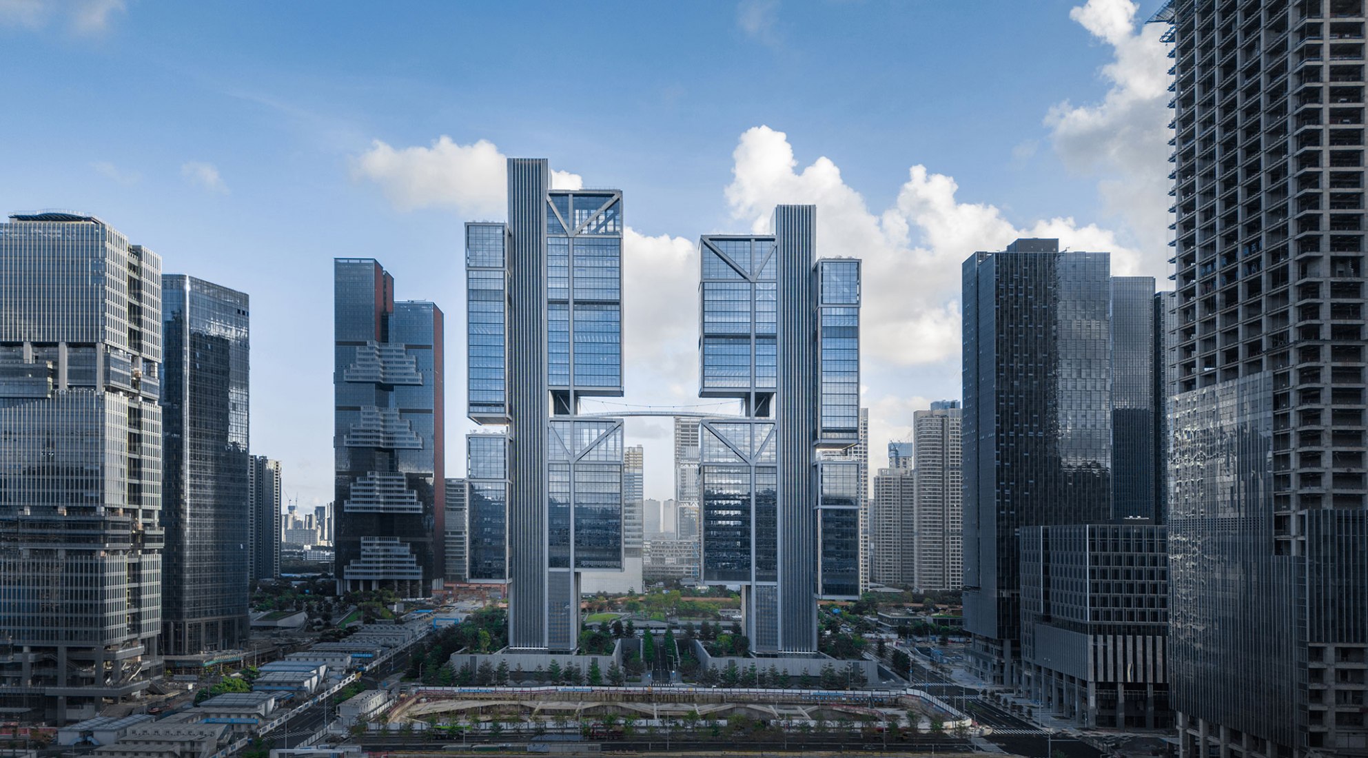 Foster + Partners completes new DJI Sky City skyscrapers | The Strength ...